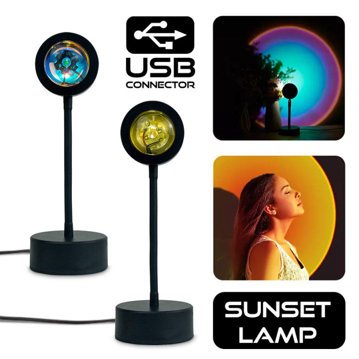 GEEK Sunset Light 16 color belt remote control projection light selfie ...