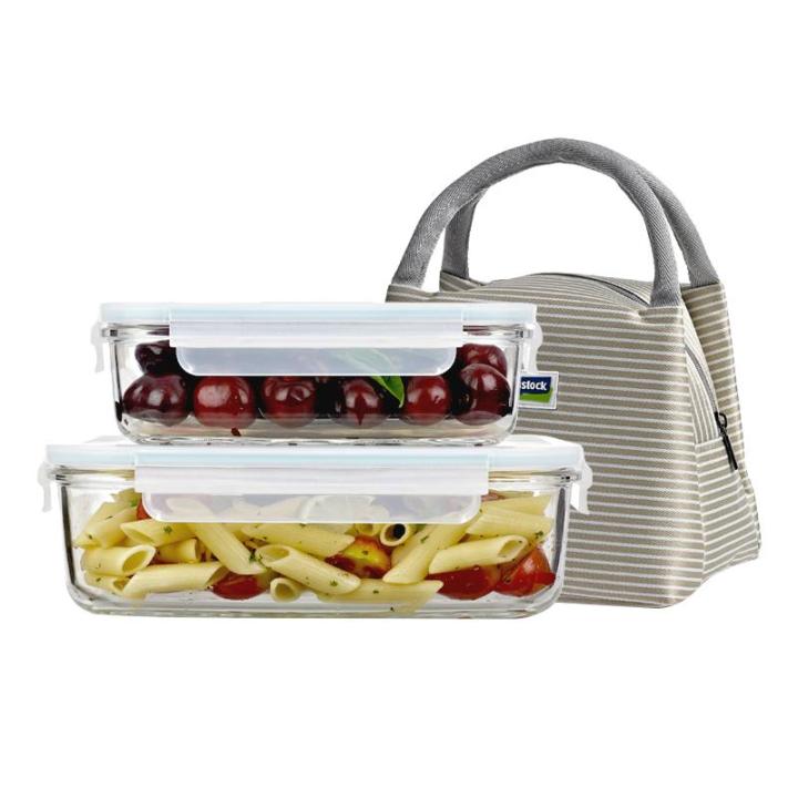 Glasslock | Sealed Glass Food Storage Container Microwave Safe | Lazada PH