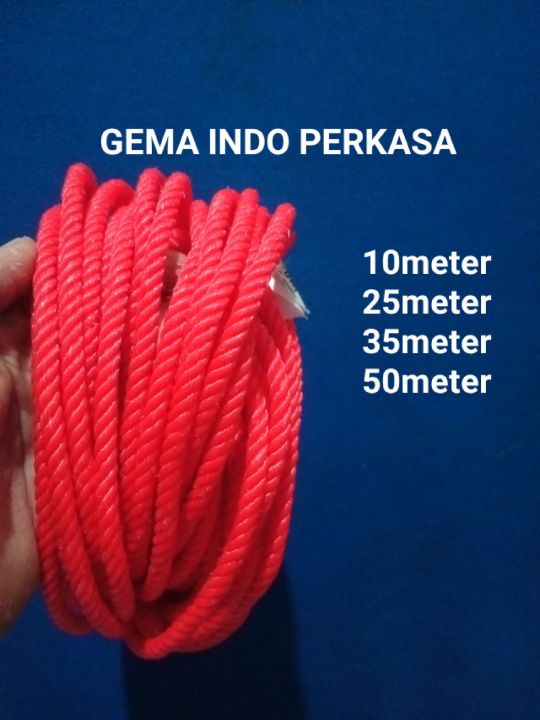 Tali tambang pengikat 6mm warna/Tali tambang serbaguna 6mm (10-50meter) | Lazada Indonesia