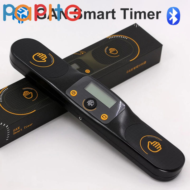 PAPITE GAN Speed Cube Timer Touch Control Professional Bluetooth Speed Competition Timer Battery ...
