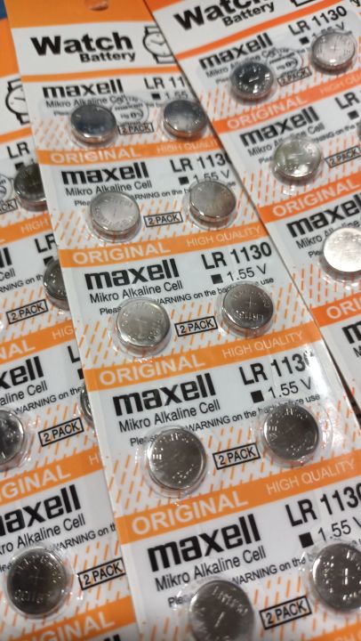 BATERAI KANCING MAXELL LR1130 BATERE JAM | Lazada Indonesia