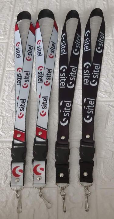 SITEL ID LACE LANYARD/ BLACK & WHITE | Lazada PH