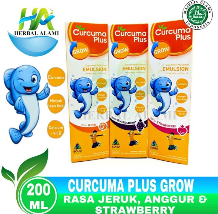 Curcuma Plus Grow Emulsion 200ml All Varian | Lazada Indonesia
