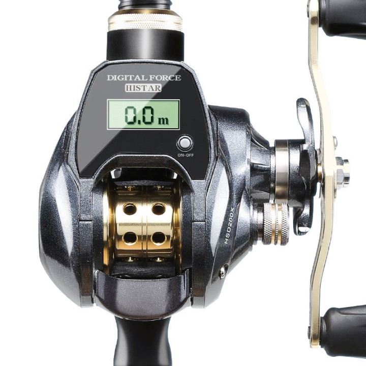 Digital Electric Fishing Reel Water Depth Measuring Fishing Reel High ...