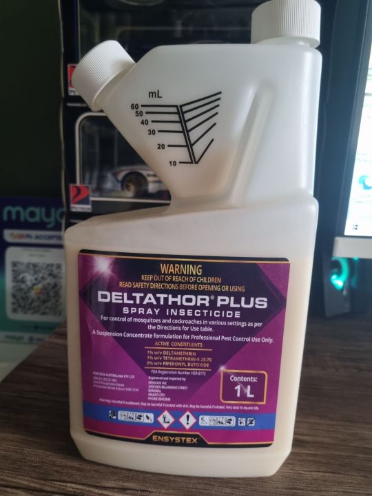 Deltathor Plus (deltamethrin, tetramethrin, piperonyl butoxide) 1 Liter ...