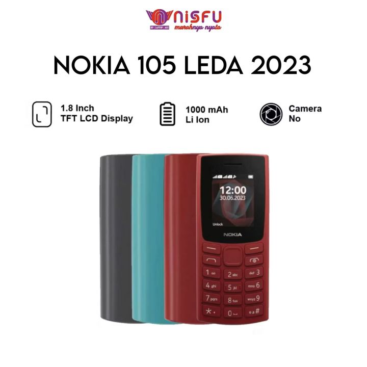 NOKIA 105 LEDA 2023 GARANSI RESMI | Lazada Indonesia