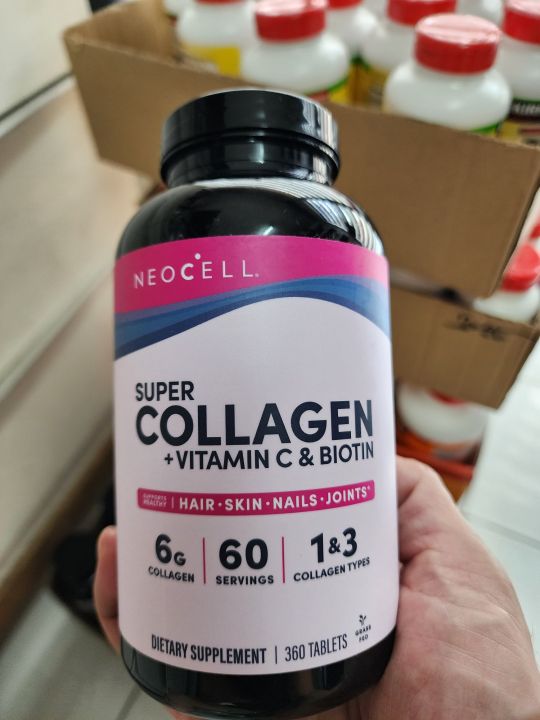 Neocell Super Collagen + C with Biotin, 360 Tabs, 100% Original. DEC ...