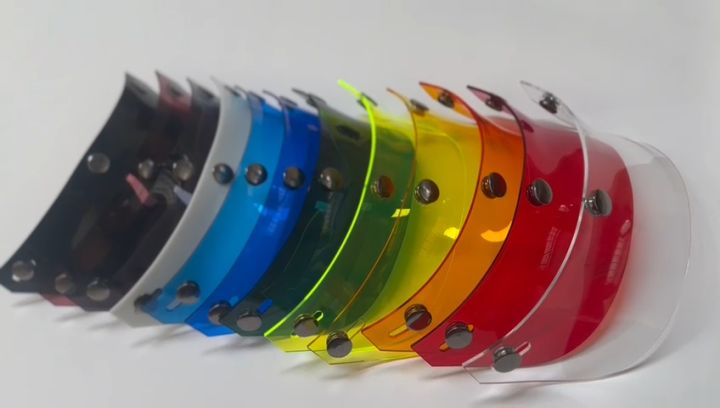 Pet Helm Transparan | Topi Helm Transparan | Pet Helm Slim Head Chip ...