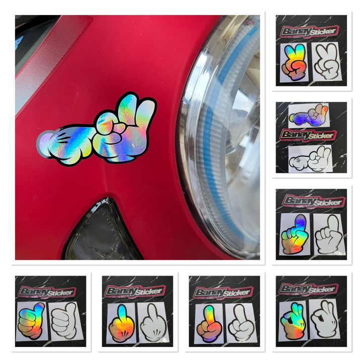 STICKER STIKER TANGAN STIKER MOBIL MOTOR CUTTING | Lazada Indonesia