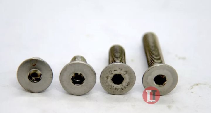 สกรูหัวจมเตเปอร์สแตนเลส SUS M8x15-50 เกลียว1.25 ประแจ5.0 | Lazada.co.th