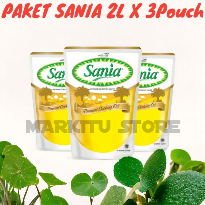 Sania 2 Liter Paket Isi 3 minyak goreng promo | Lazada Indonesia