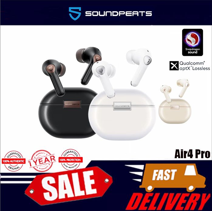 SoundPeats Air4 Pro Wireless Headphones Bluetooth 5.3 | Lazada PH
