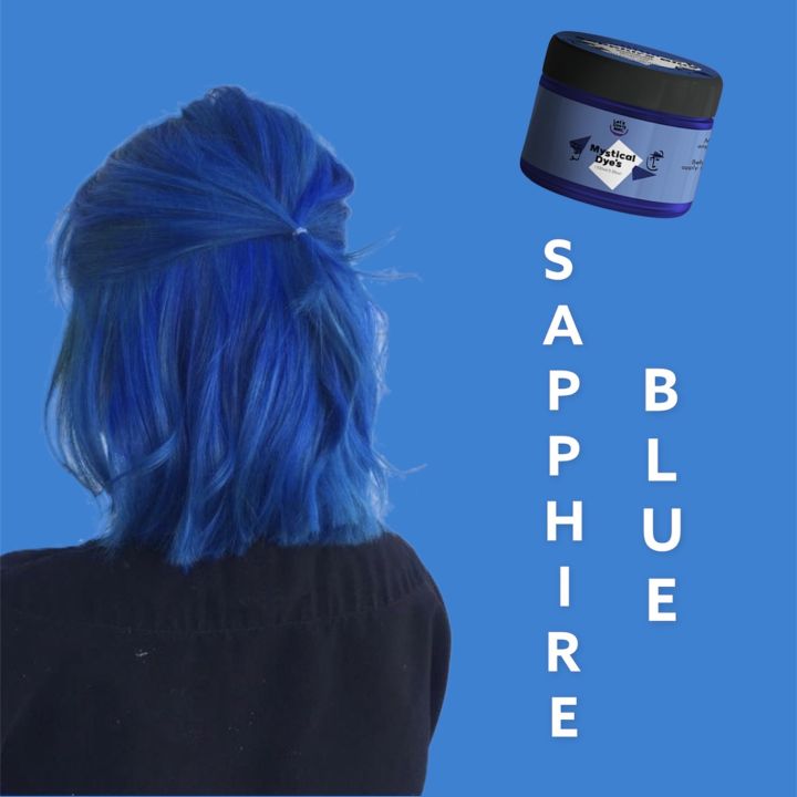 Sapphire Blue (Dark Blue) Mystical Hair Dye Tub Ready to Apply | Lazada PH