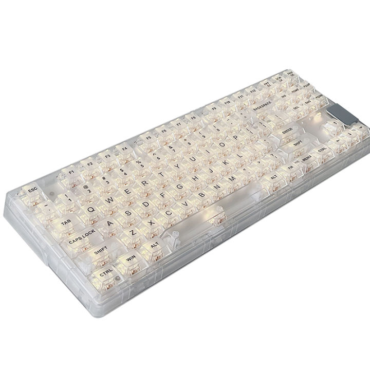 New Alliance X87 Wireless Mechanical Keyboard Transparent RGB Bluetooth ...