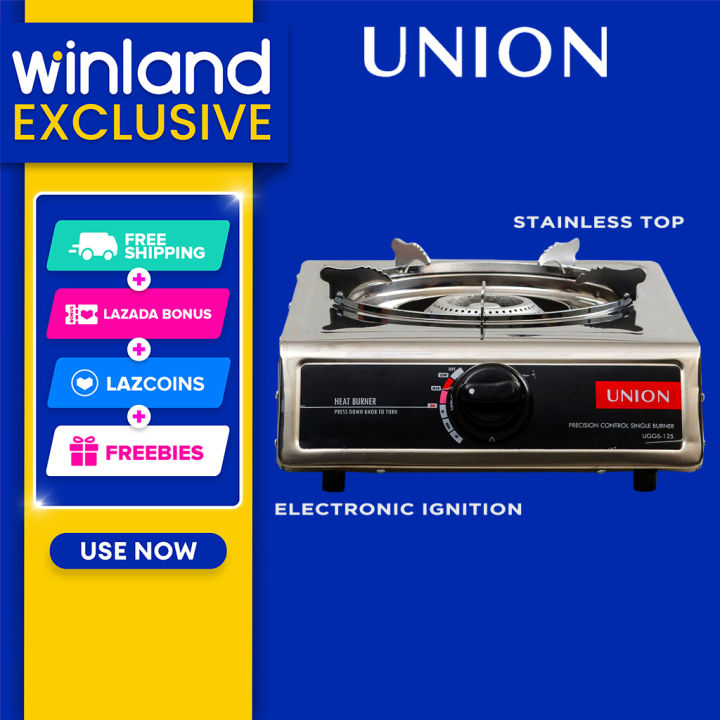 Union by Winland Cooking Stove Single Burner Stainless Gas Stove UGGS ...