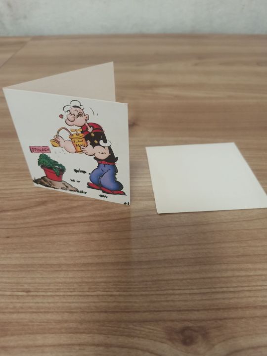 Kartu ucapan mini gambar popeye, mickey mouse | Lazada Indonesia