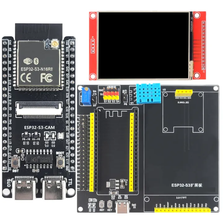 ESP32 S3 Development Board Kit with 2.8 Inch Display With IPEX 2.4G ...