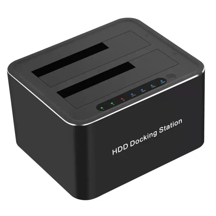 USB 3.0เพื่อ Dual SATA Hard Drive Dock Station สำหรับ2.5/3.5นิ้ว HDD ...
