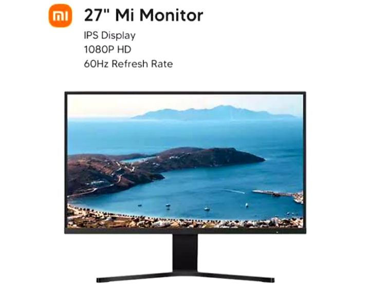 XIAOMI Mi Desktop Monitor 27 inch IPS Panel Full Hd 1080p | Lazada ...