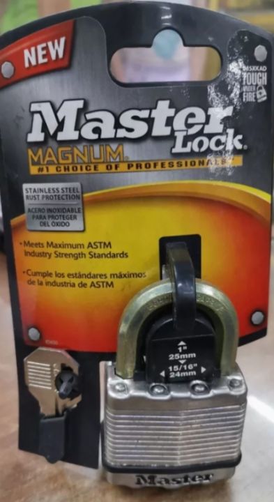 MASTER PADLOCK MAGNUM SERIES HEAVY DUTY PADLOCK M5-XKAD 50 MM | Lazada PH