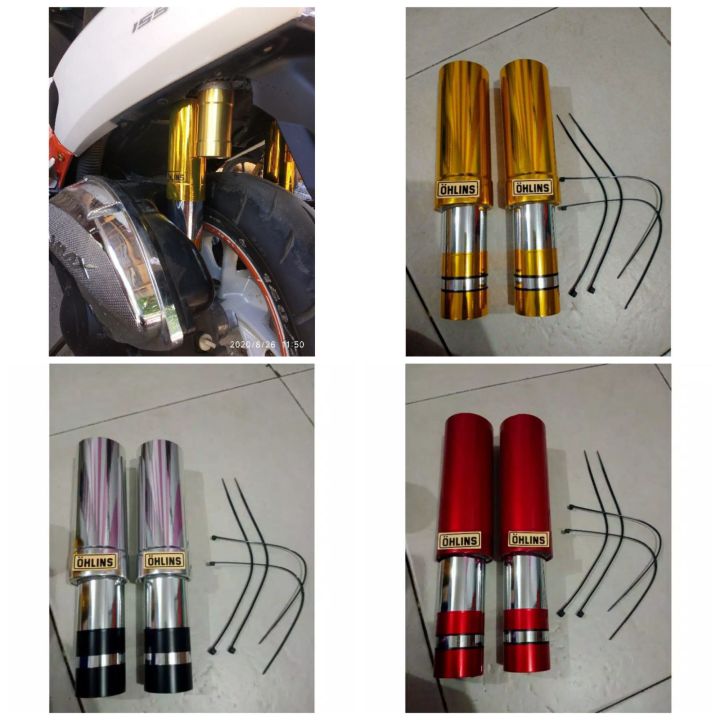 Cover shock belakang yamaha NMAX pelindung shockbreaker belakang nmax ...