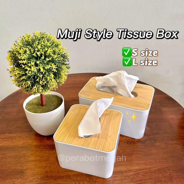 Home Tissue Box Muji Style | Kotak tisu READY STOCK | Lazada