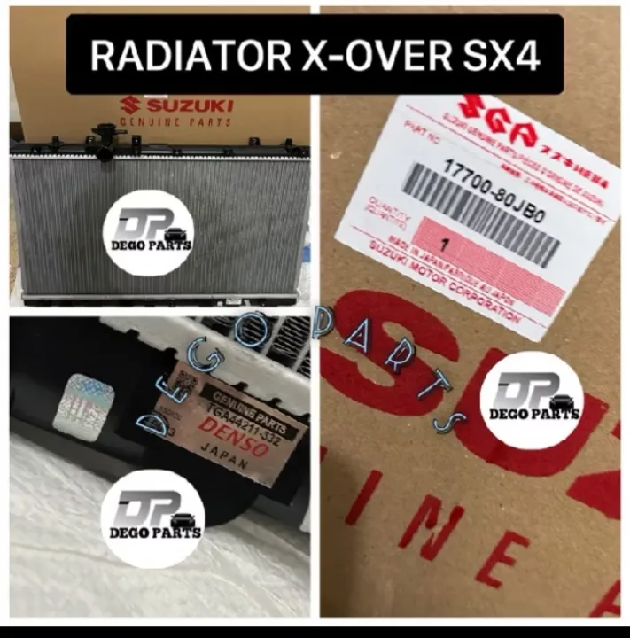 Radiator assy Suzuki X-over SX4 manual asli original denso | Lazada ...