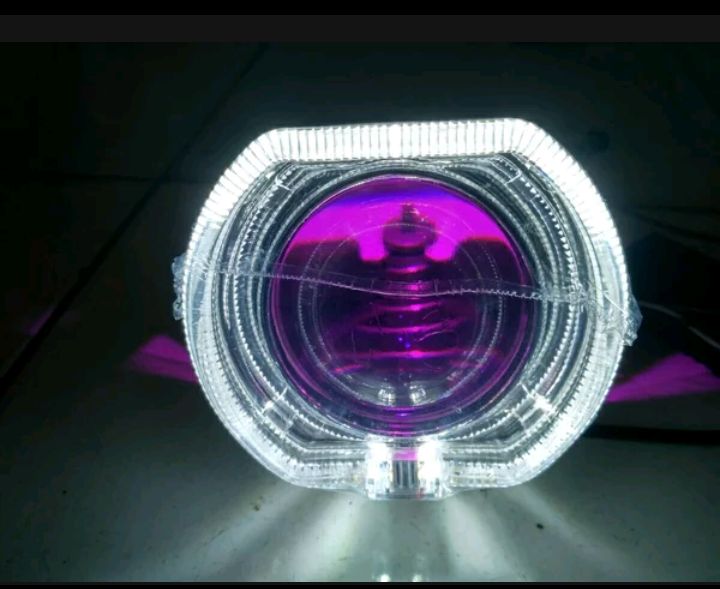 lampu biled projector turbo 3 inchi 55 Watt gen 2 plus shroud dan devil ...