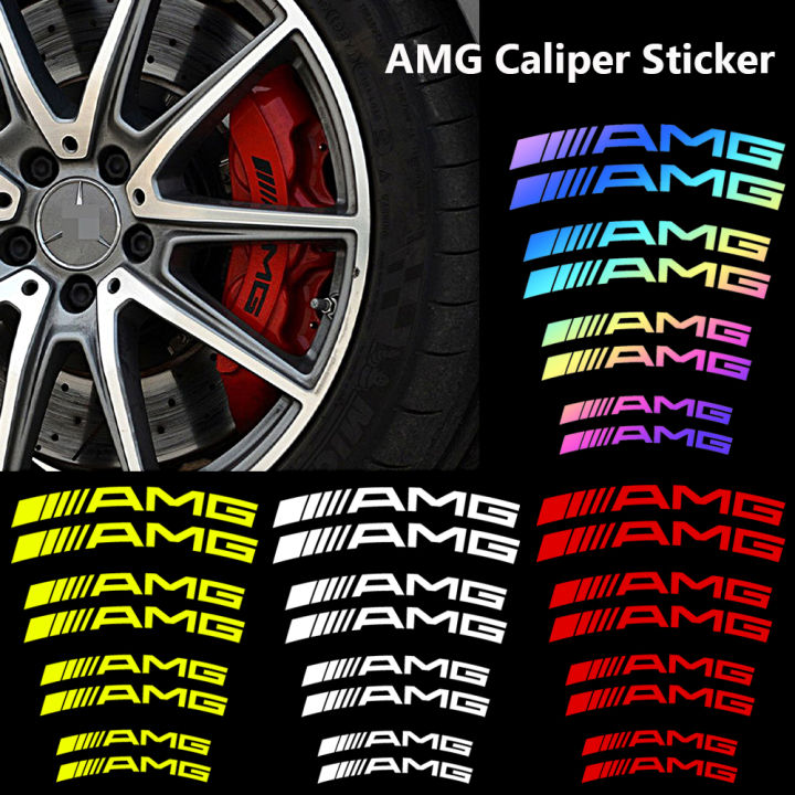 AMG Brake Caliper Sticker Mercedes Benz Reflective Decal Waterproof Car Sticker | Lazada Singapore