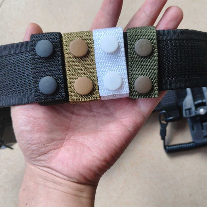 Outdoor Tactical Belt Ring Storage Organizer Buckle Fixed Strap ...