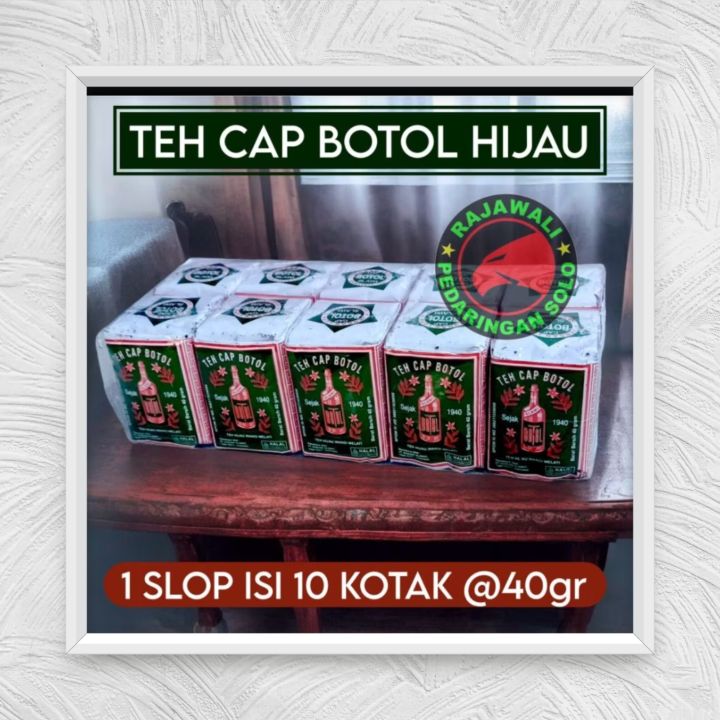 TEH CAP BOTOL HIJAU 1 SLOP ISI 10 KOTAK TEH BOTOL HIJAU | Lazada Indonesia