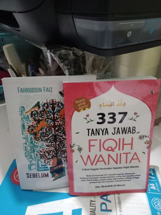 2 buku 337 tanya jawab fiqih wanita dan sebelum filsafat by fahrudin faiz | Lazada Indonesia
