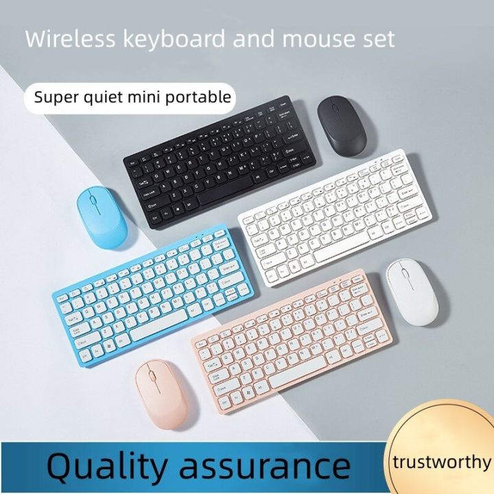 2.4G Wireless Keyboard and Mouse Protable Mini Keyboard Mouse Combo Set ...
