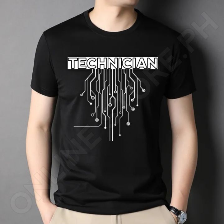 Technician with Circuit T-Shirt Design #1 | Lazada PH