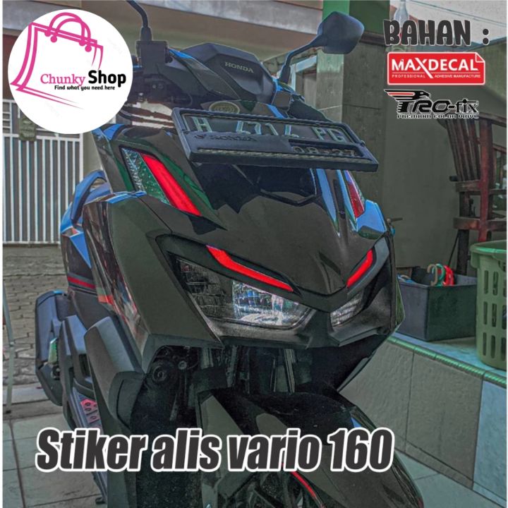 Sticker Stiker Alis Lampu Vario 160 New, Stiker Alis Vario NEW 160 ...