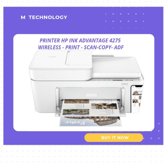 Printer HP Deskjet 4275 wireless ADF Print -Scan- Copy F4 | Lazada ...