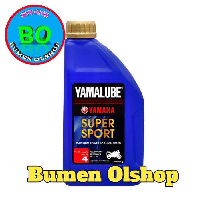 Oli Yamalube Super Sport 10W-40 1000ml - Oli Mesin Motor 4 Tak Sport Original | Lazada Indonesia