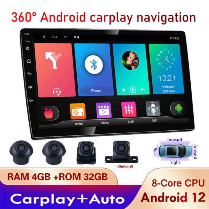 [4G+32G 8core Wireless Carplay Android Auto ] 9/10.1 Inch Headunit 2 din Car Radio Android Car ...
