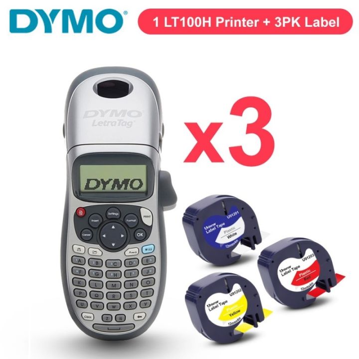 Dymo LetraTag LT-100H label maker Handheld Label Printer suit for 12mm ...