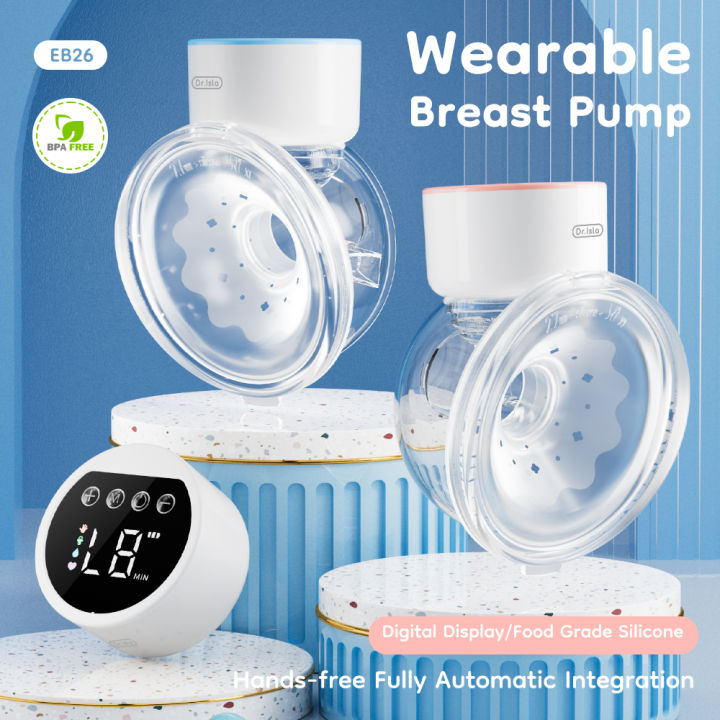 Dr.isla Electric Breast Pumps Portable Hands Free Wearable Breast Pump Silent Comfort Breast ...