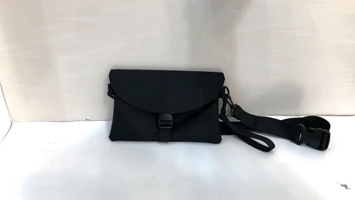 กระเป๋าคาดหน้าอกผ้าไนล่อน คาดเอว สะพายข้าง สไตล์เกาหลี แนวสตรีท กันน้ำ ...