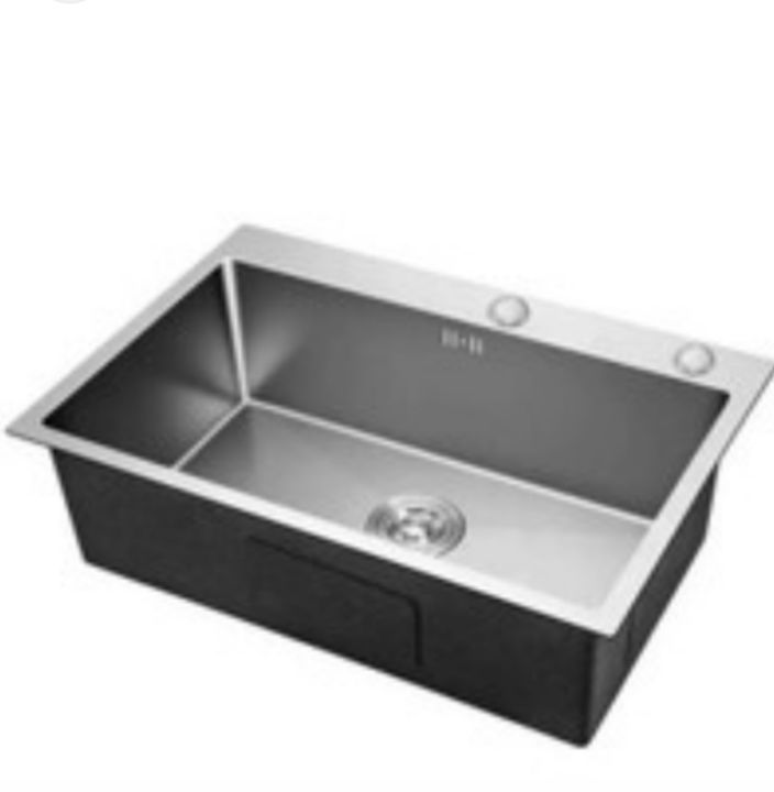Kitchen sink 7545 stainless body . include kranjang tirisan afur dan ...