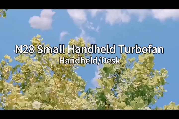 Panasony Super Mini Turbo Fan Portable Handheld USB Rechargeable 5 Gear ...