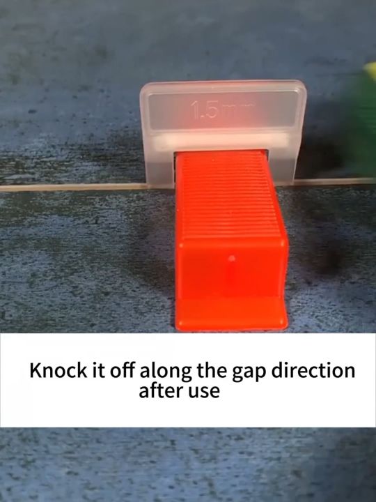 Tile Leveling Clips & Wedges – 100PCS Professional Tile Spacer System ...