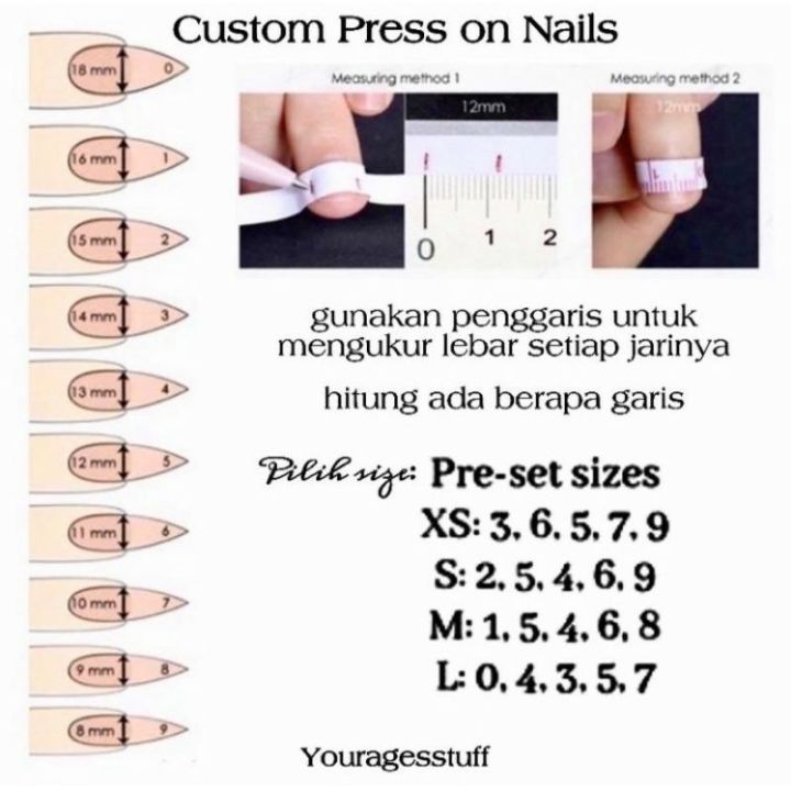CUSTOM UKURAN, MODEL KUKU, DAN WARNA | Lazada Indonesia