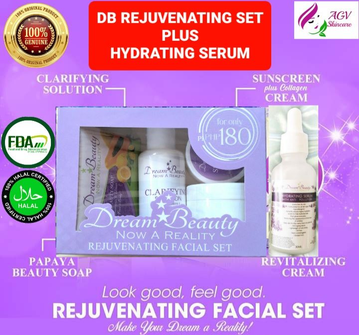 DREAM BEAUTY REJUVENATING SET PLUS HYDRATING SERUM. | Lazada PH