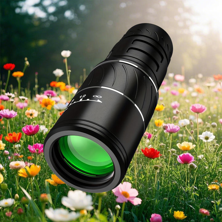 High Magnification 16x52 Monocular Telescope Dual Focus Optical Zoom ...