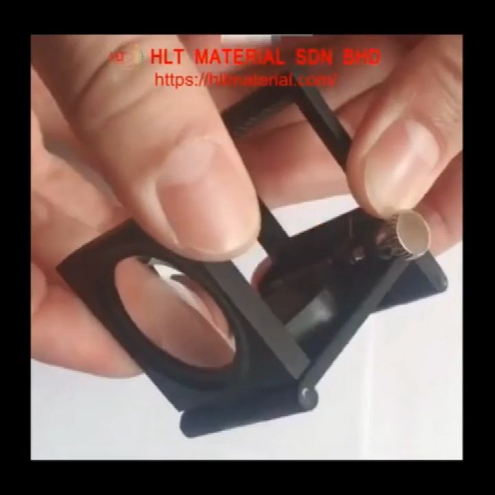 Foldable Magnifying Reading Glass 60X With Scale and LED Light Handheld ...
