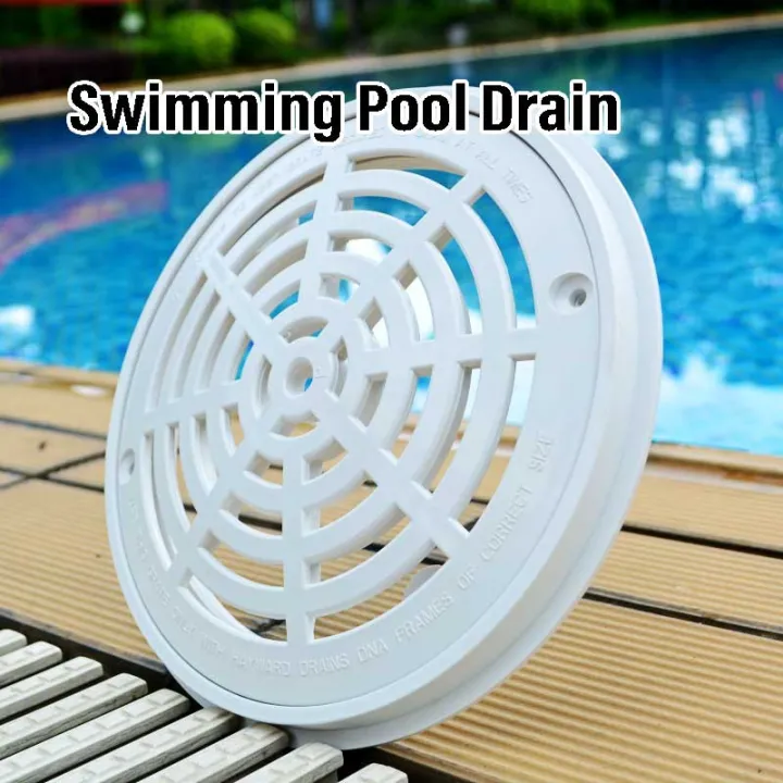 8 Inch Swimming Pool Drain Cover Main Drainage Port Cover With Screw ...