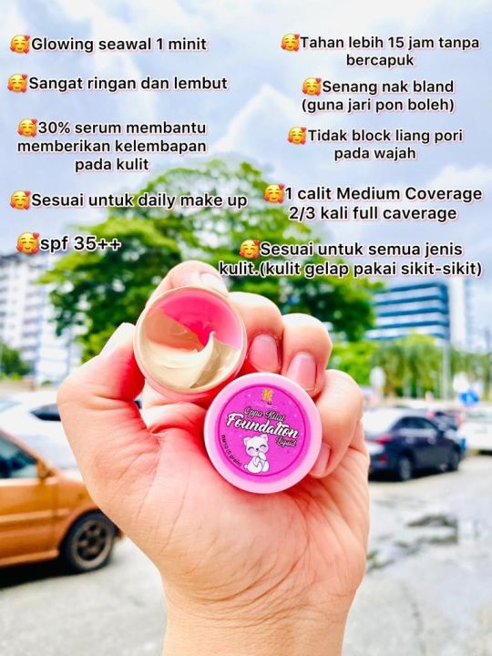 FOUNDATION KILAT OPPA BEAUTY | Lazada